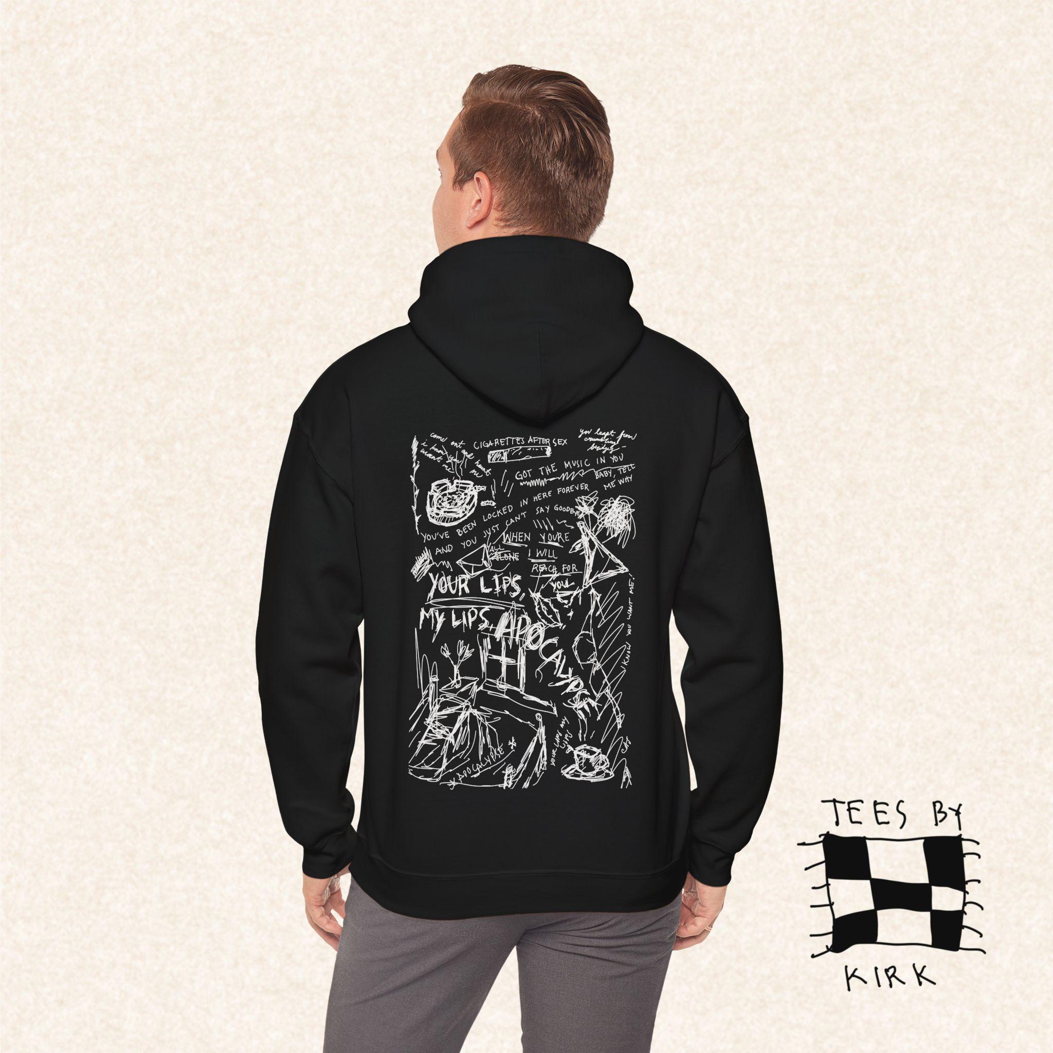 Cigarettes After Sex Apocalypse Hand Drawn Doodle Tees By Kirk Unisex