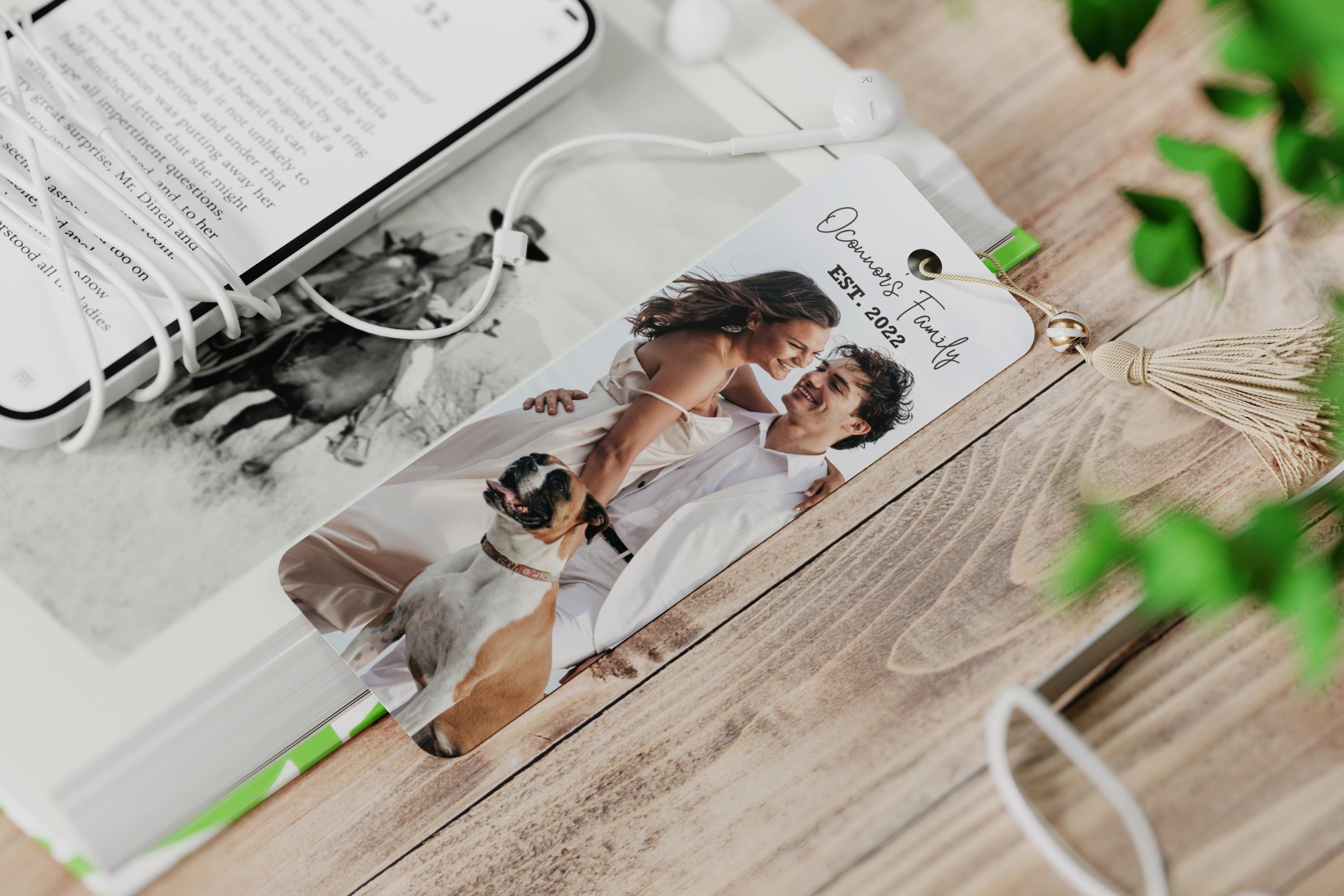 Personalized Photo Bookmarks With Tassel Custom Metal Bookmark W/ 1-3 ...