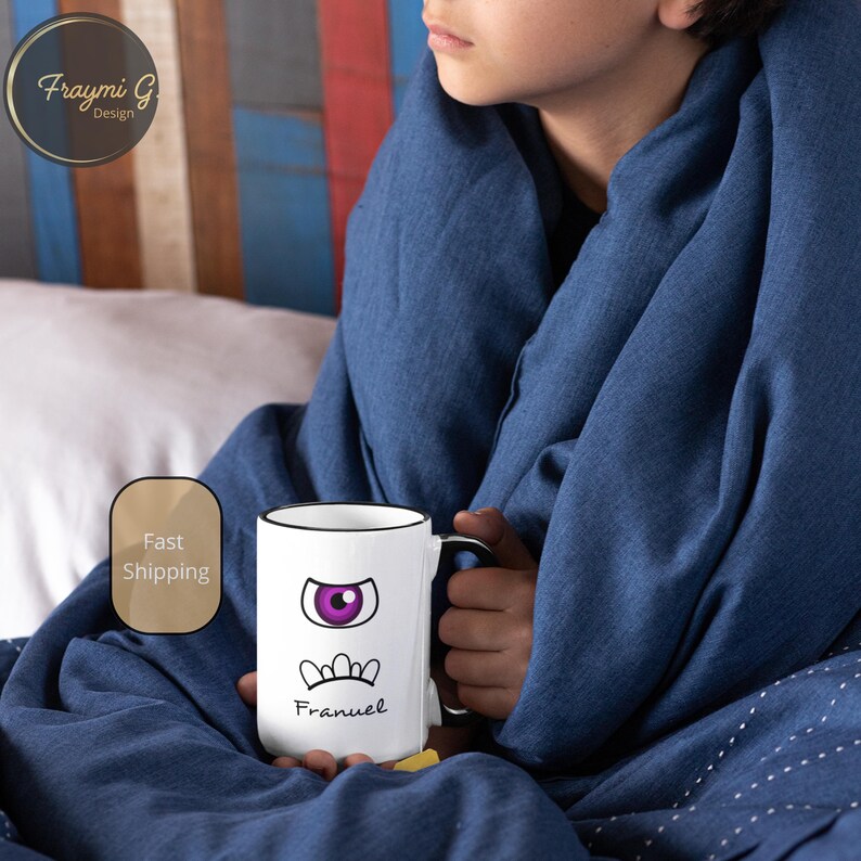 Personalized Funny Monster Coffee Mug With Name Personalized Monster ...