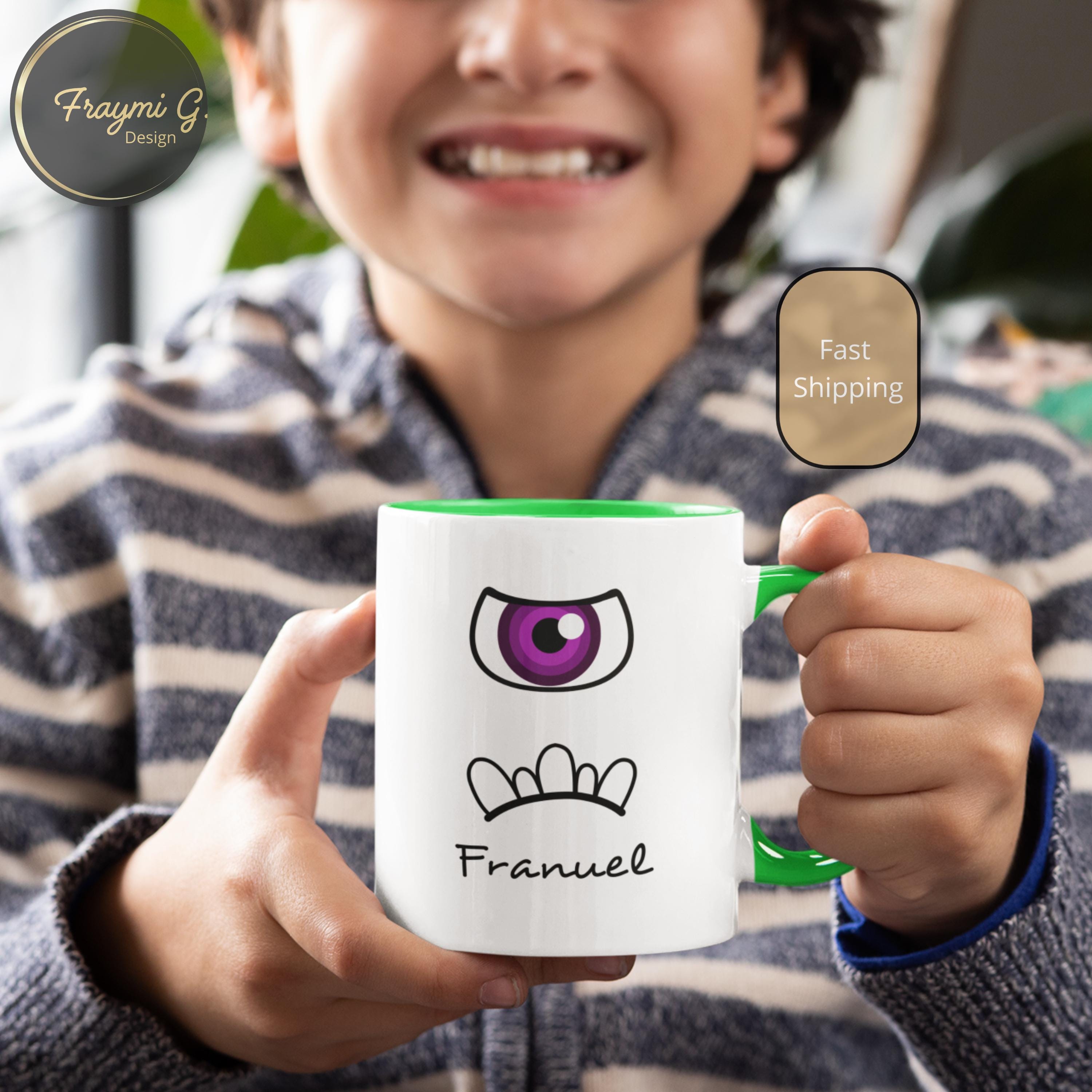 Personalized Funny Monster Coffee Mug With Name Personalized Monster ...