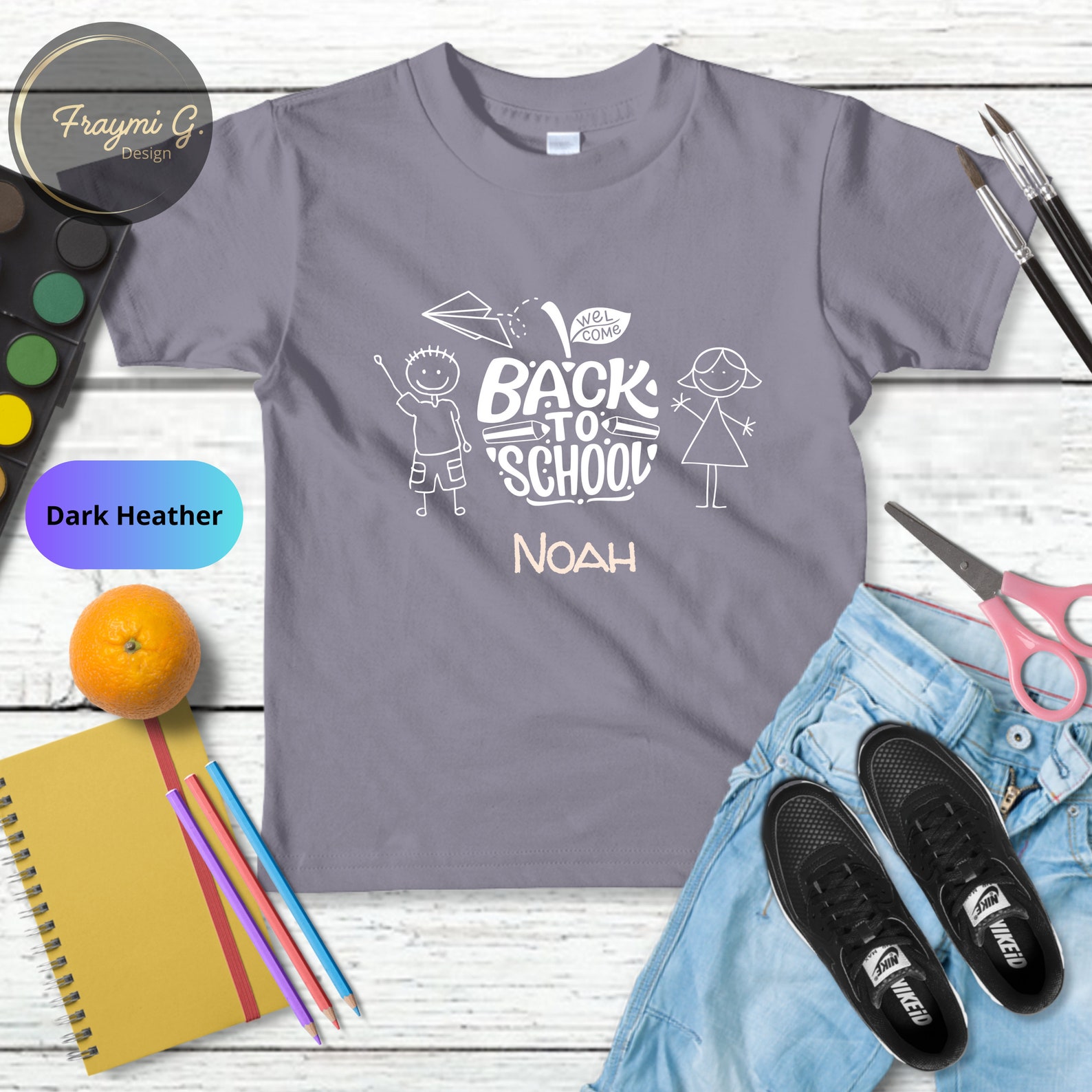 Personalized Welcome Back to School Kids Shirt Custom Back to School ...