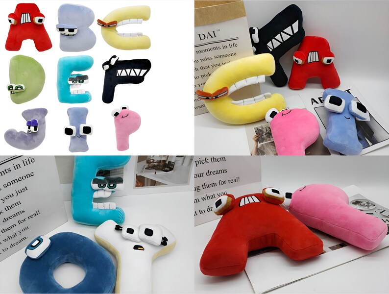 Alphabet Plushie Alphablock Plush Toys Kids Letter Plushie - Etsy UK