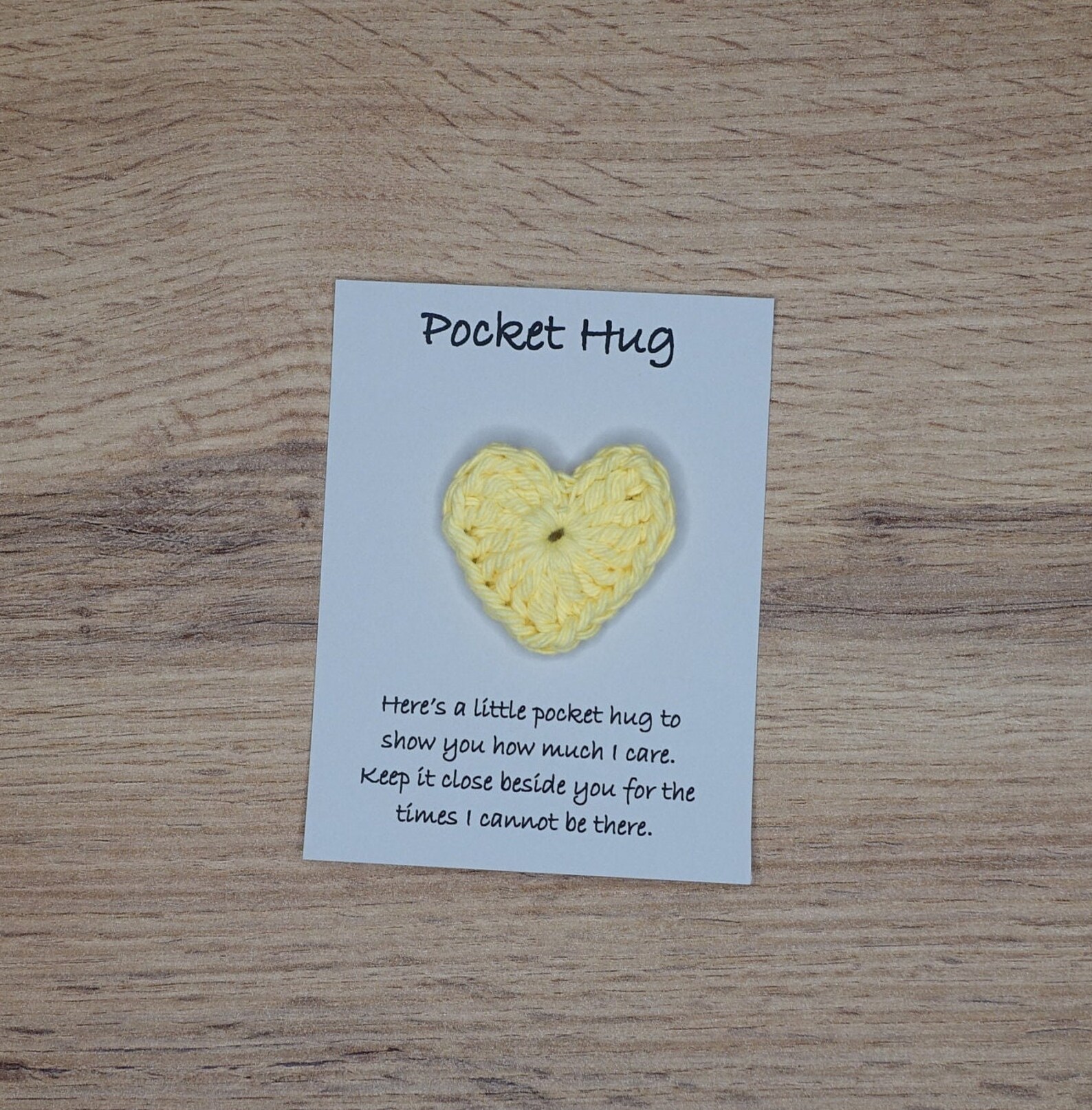 Pocket Hug Heart Handmade Heart Shaped Crochet Pocket Hug Unique Gift ...