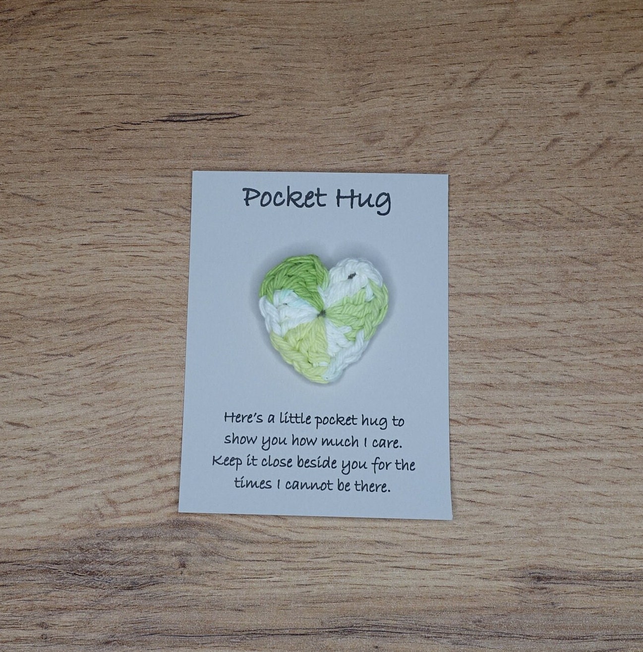 Pocket Hug Heart Handmade Heart Shaped Crochet Pocket Hug Unique Gift ...