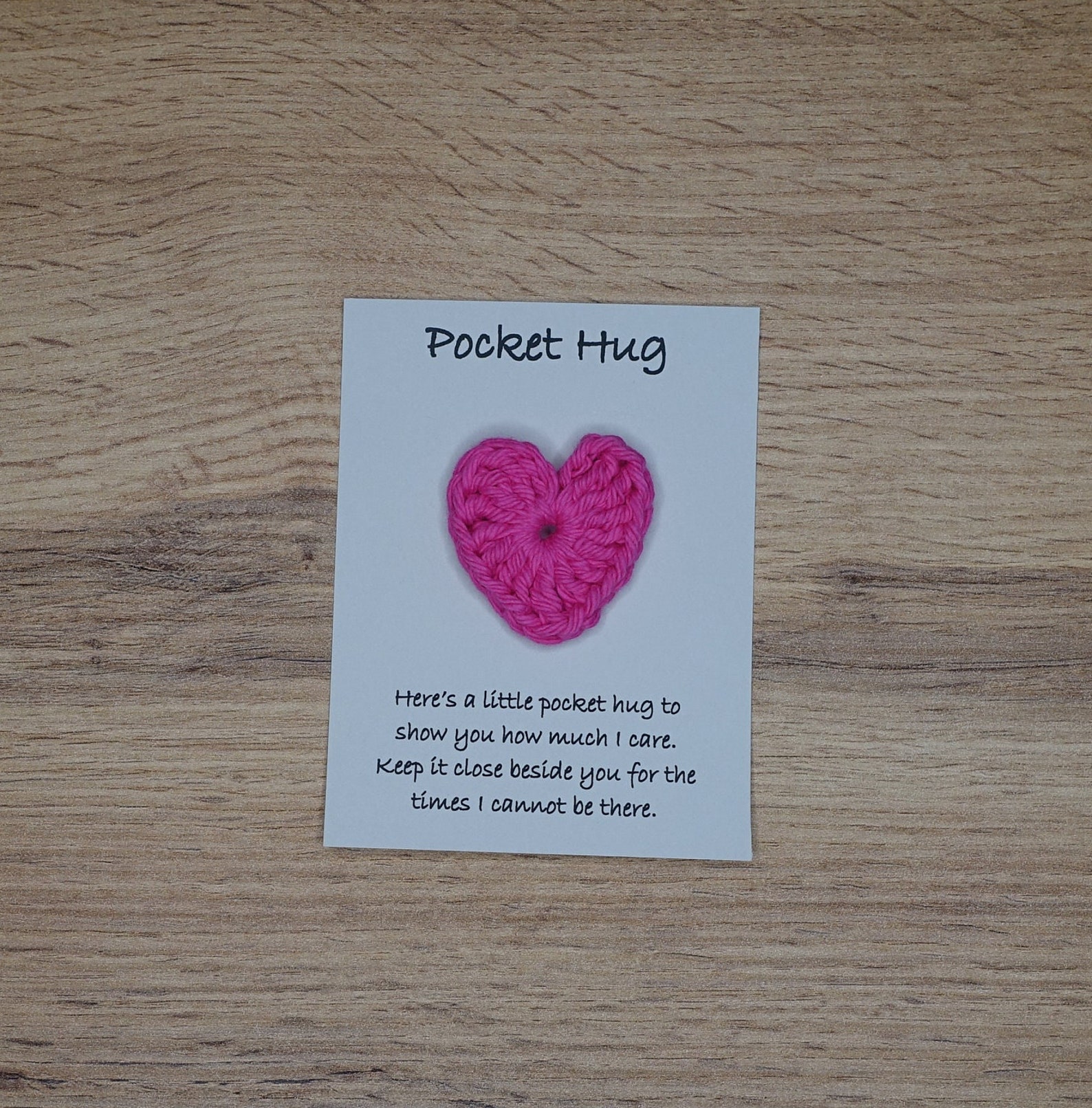 Pocket Hug Heart Handmade Heart Shaped Crochet Pocket Hug Unique Gift ...