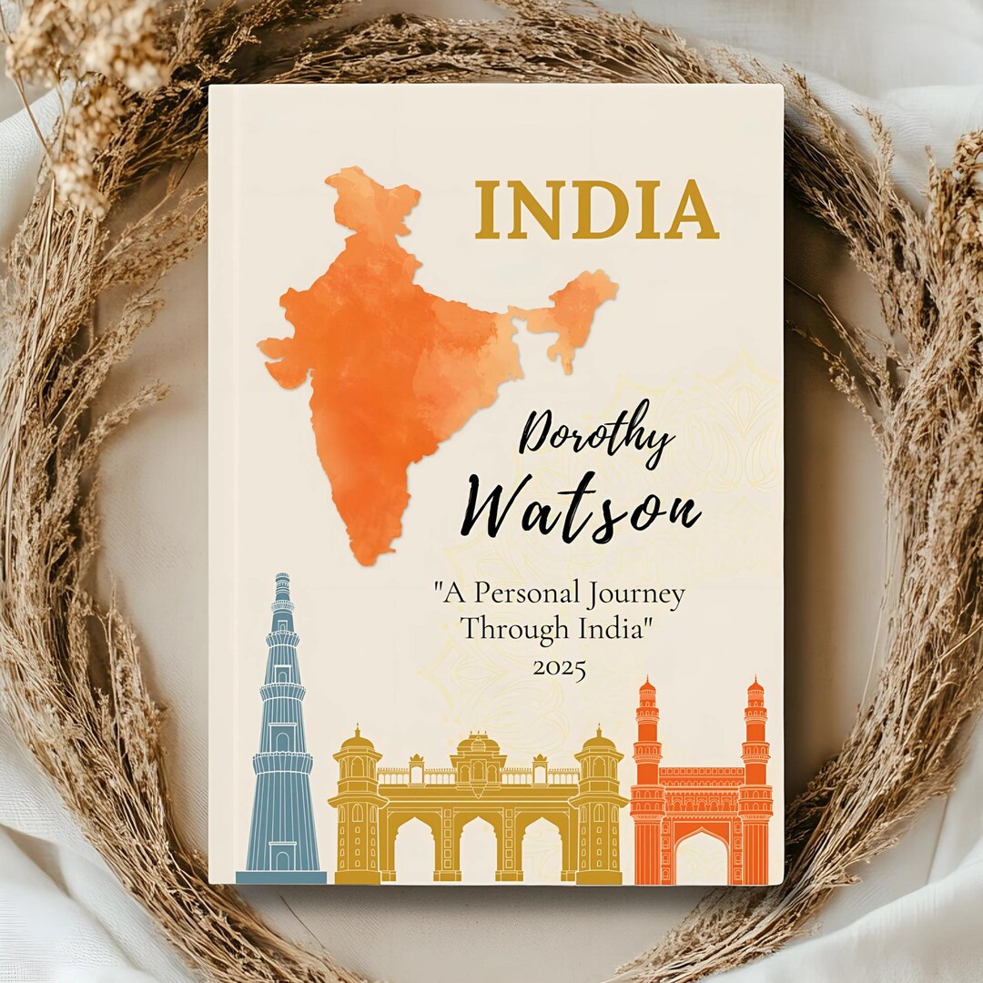 India Travel Journal Cute Unique Gift for Travelers Personalized ...