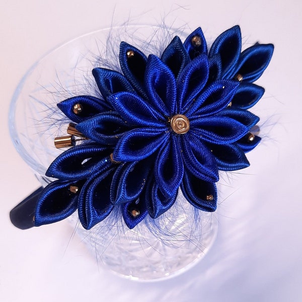 Satin Ribbon Flowers - Etsy