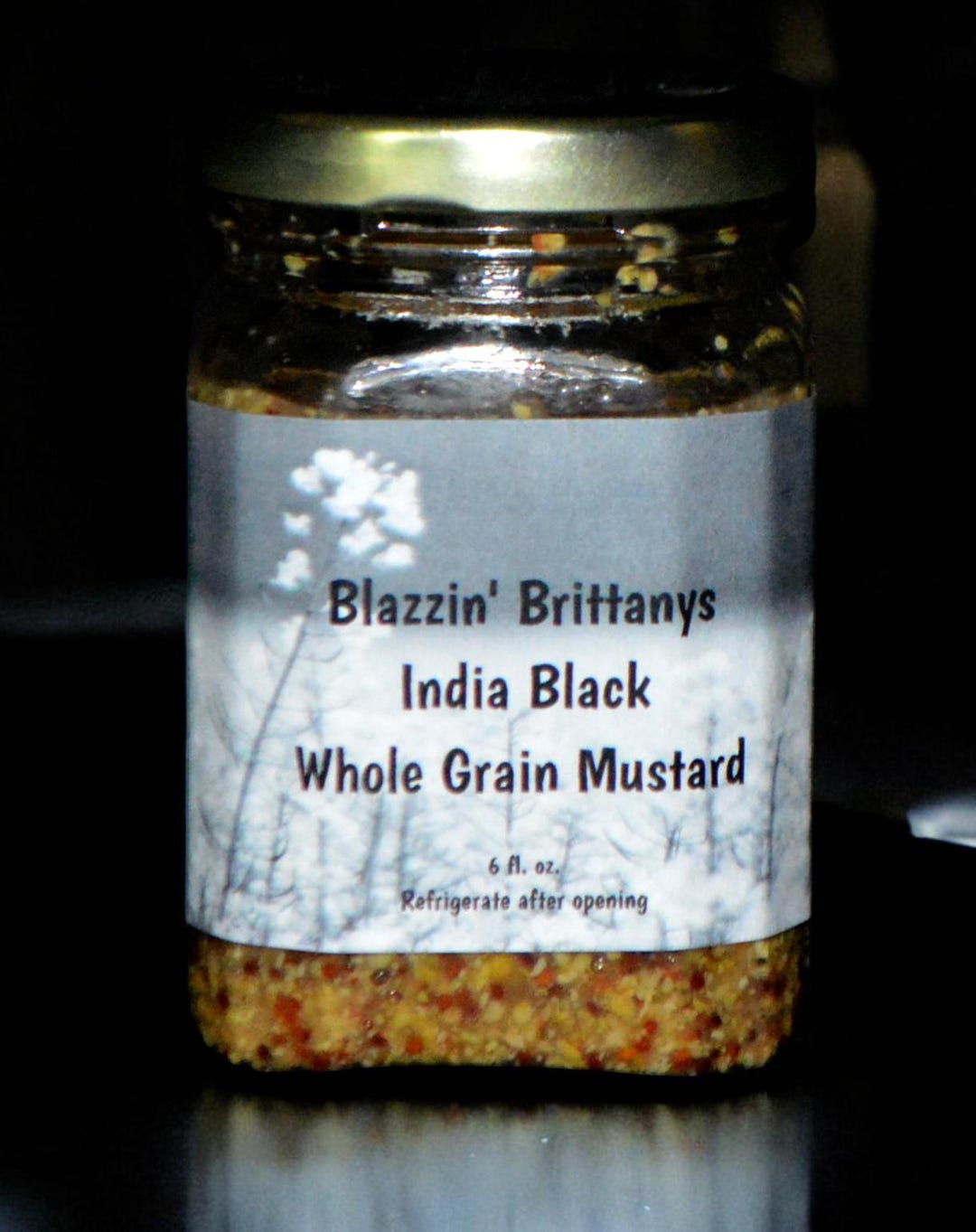 Blazzin Brittanys Gourmet Whole Grain Mustard, Regular Mustard, Spicy ...