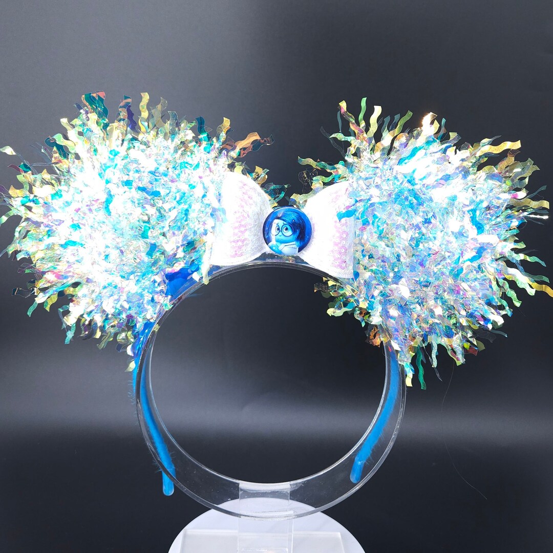 Sadness Mickey Ears: Light up Core Memory Inside Out Park Headband - Etsy