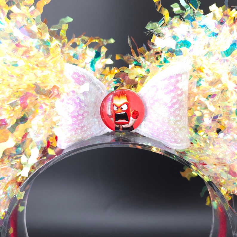 Anger Inside Out Ear Core Memory Mickey Ear Cosplay Disneybound Anger ...