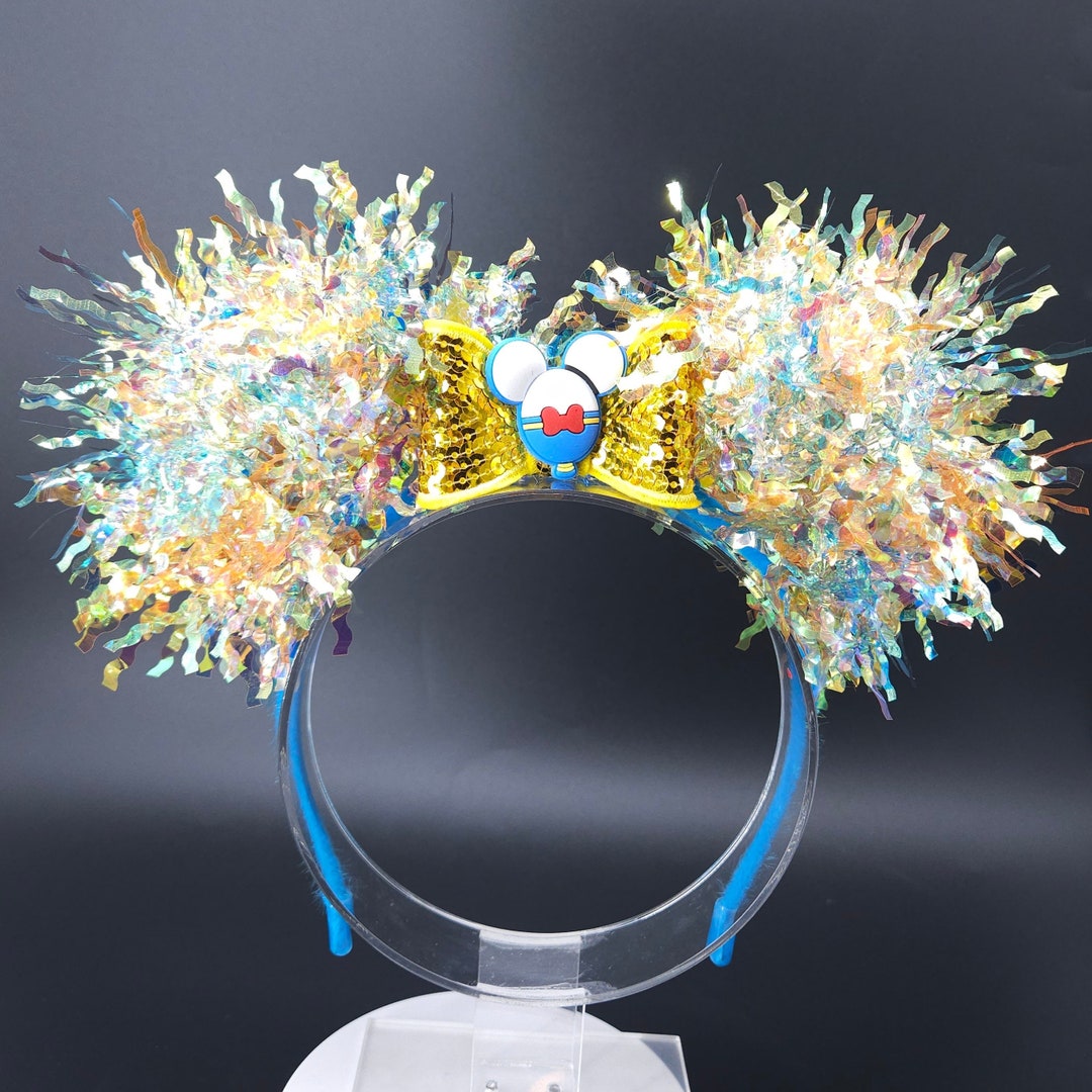 Donald Duck Ears, Balloon Light up Mickey Ears, Yellow & Blue ...