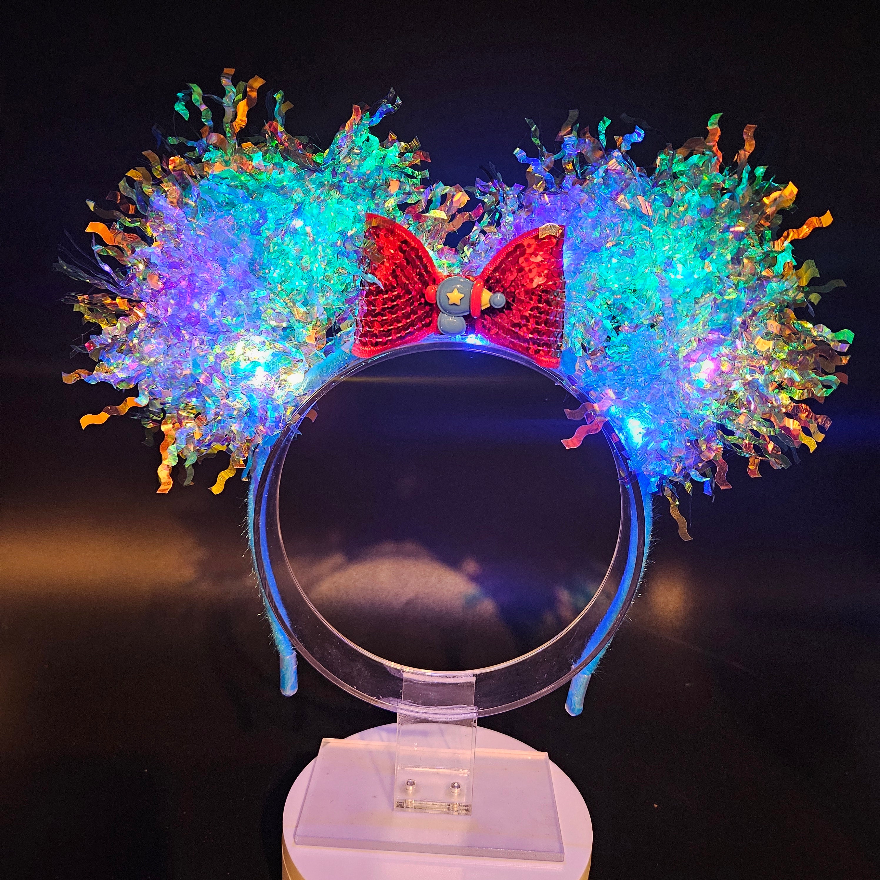 Toy Story Space Ranger Ears, Disneybound, Blue Iridescent Holographic ...