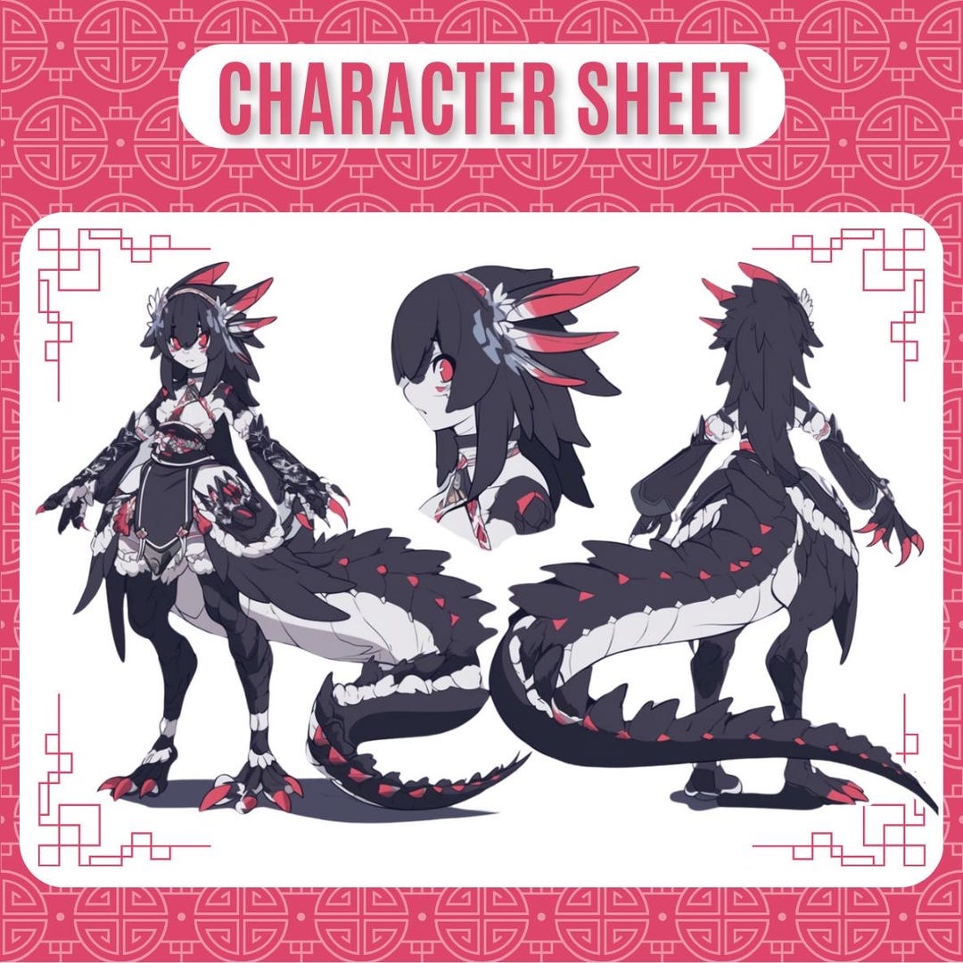Character Sheet, Character Reference Sheet, Reference Sheet, Reference ...