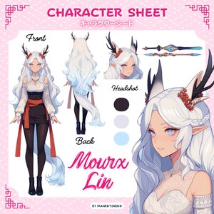 Reference Sheet for Your Avatar | Character Sheet | Character Reference ...