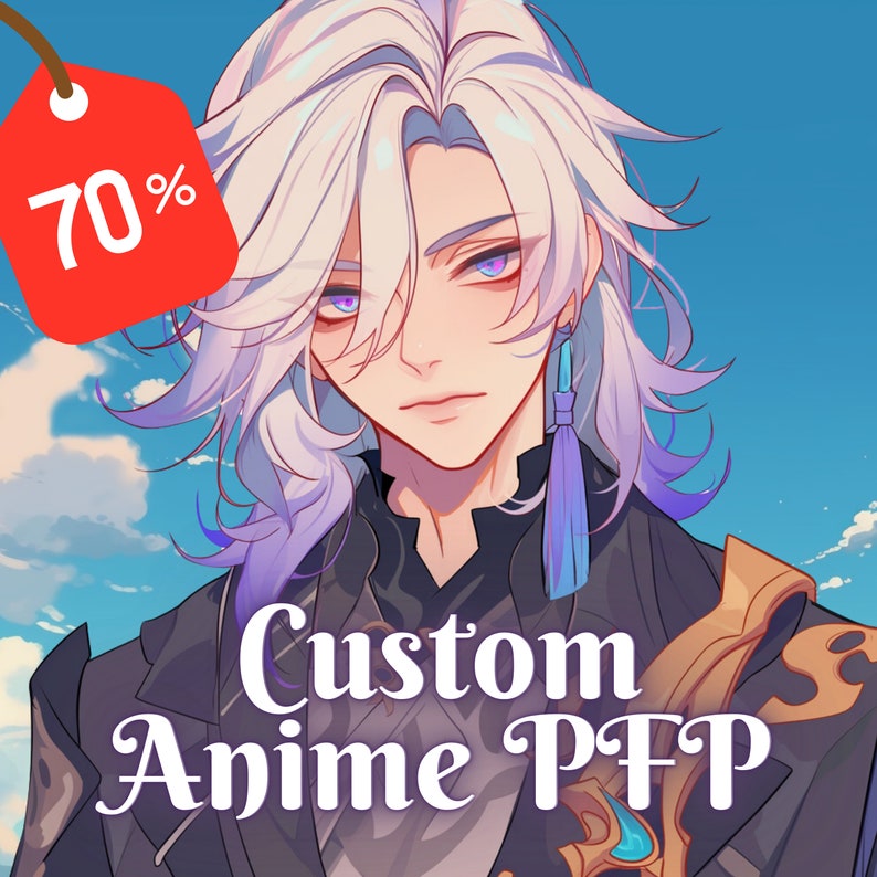 Custom PFP Profile Icon Anime Character Commission Anime Custom PFP Art ...