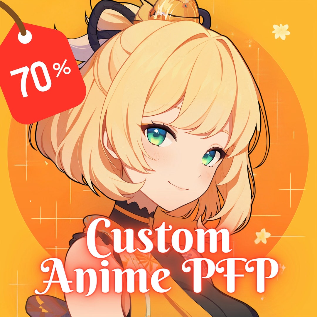 Custom PFP Profile Icon Anime Character Commission Anime Custom PFP Art ...