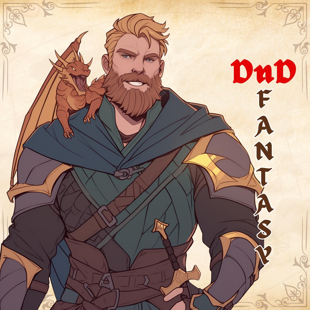 Custom DND Character, Dnd Character Sheet, Dnd Party, Dnd Portrait, Dnd ...