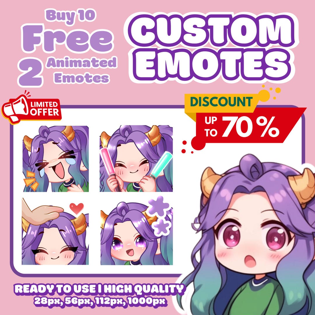 Buy TWITCH EMOTES, Custom Emotes, Emotes Commission, Emotes, Emotes ...
