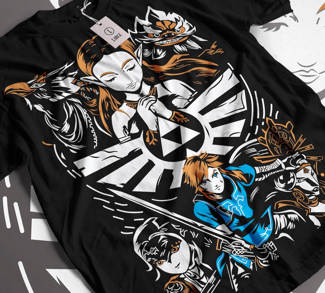 Legend of Zelda Shirt Zelda Shirt Zelda Gift Triforce Tshirt Hylian ...