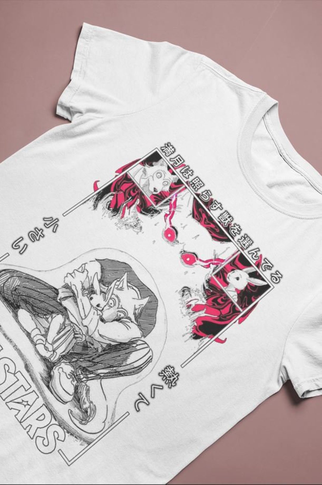 UNISEX - Anime Beastars Tshirt, Manga Lover Shirt, Graphic Tee, Otaku ...