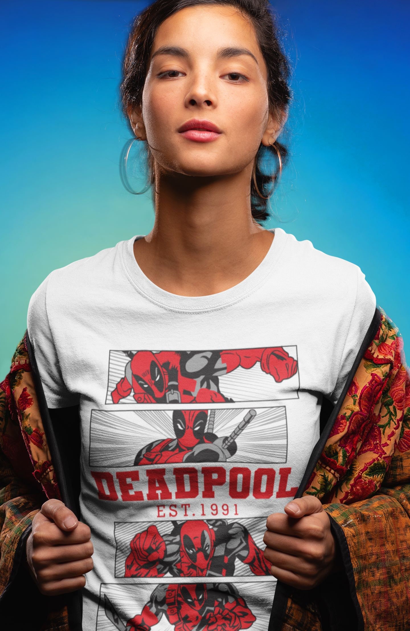Deadpool Marvel, Superhero, Vintage Comic Shirt, Deadpool Shirt, Funny ...