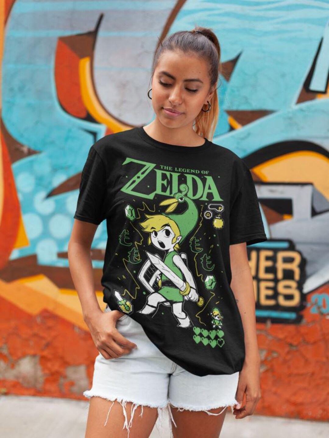 Unisex Graphic Tee - Video Games Shirt - Retro Gaming Tees for Gamers ...