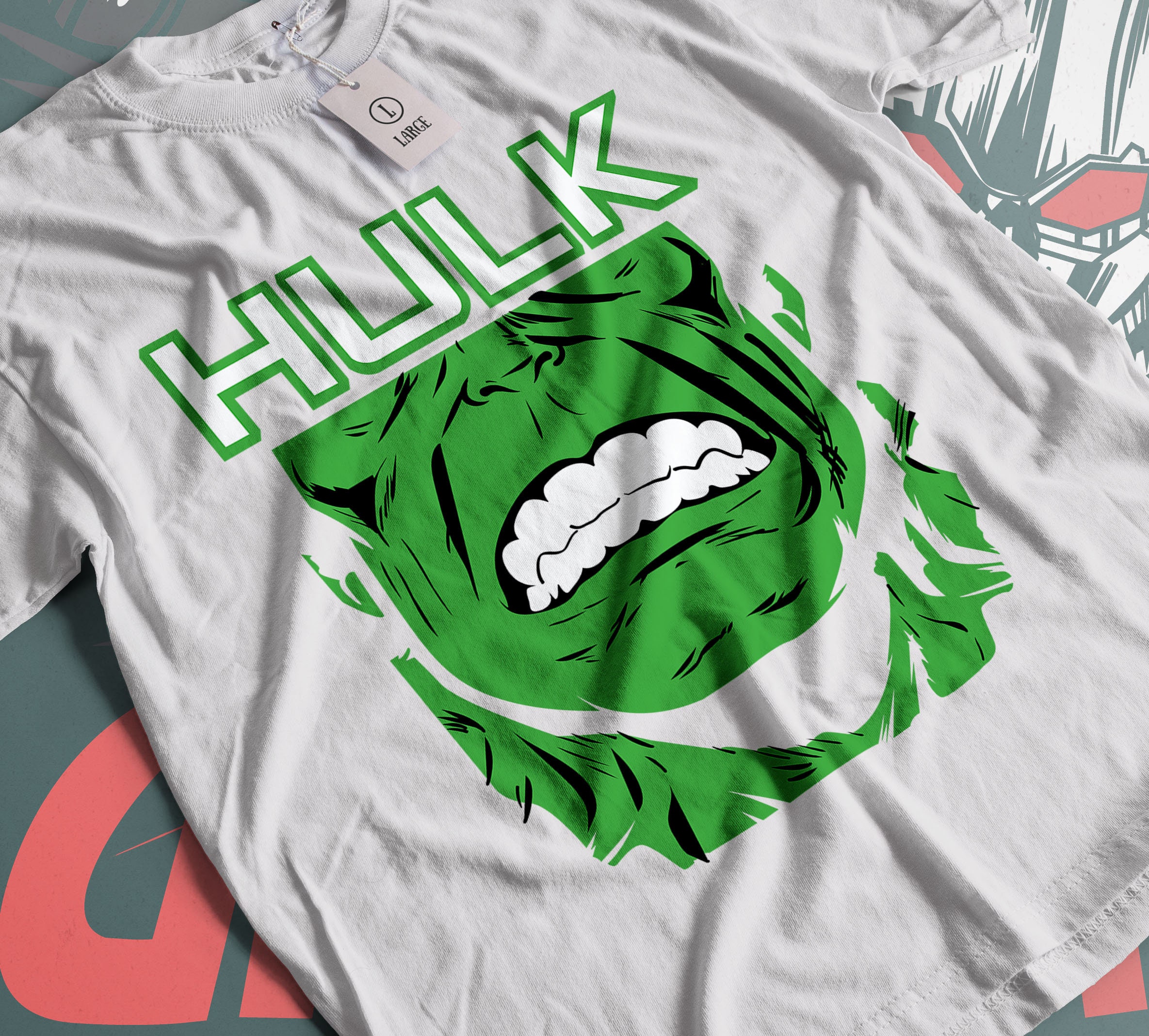 El increíble superhéroe Hulk Avenger, el superhéroe vintage de Hulk, el ...
