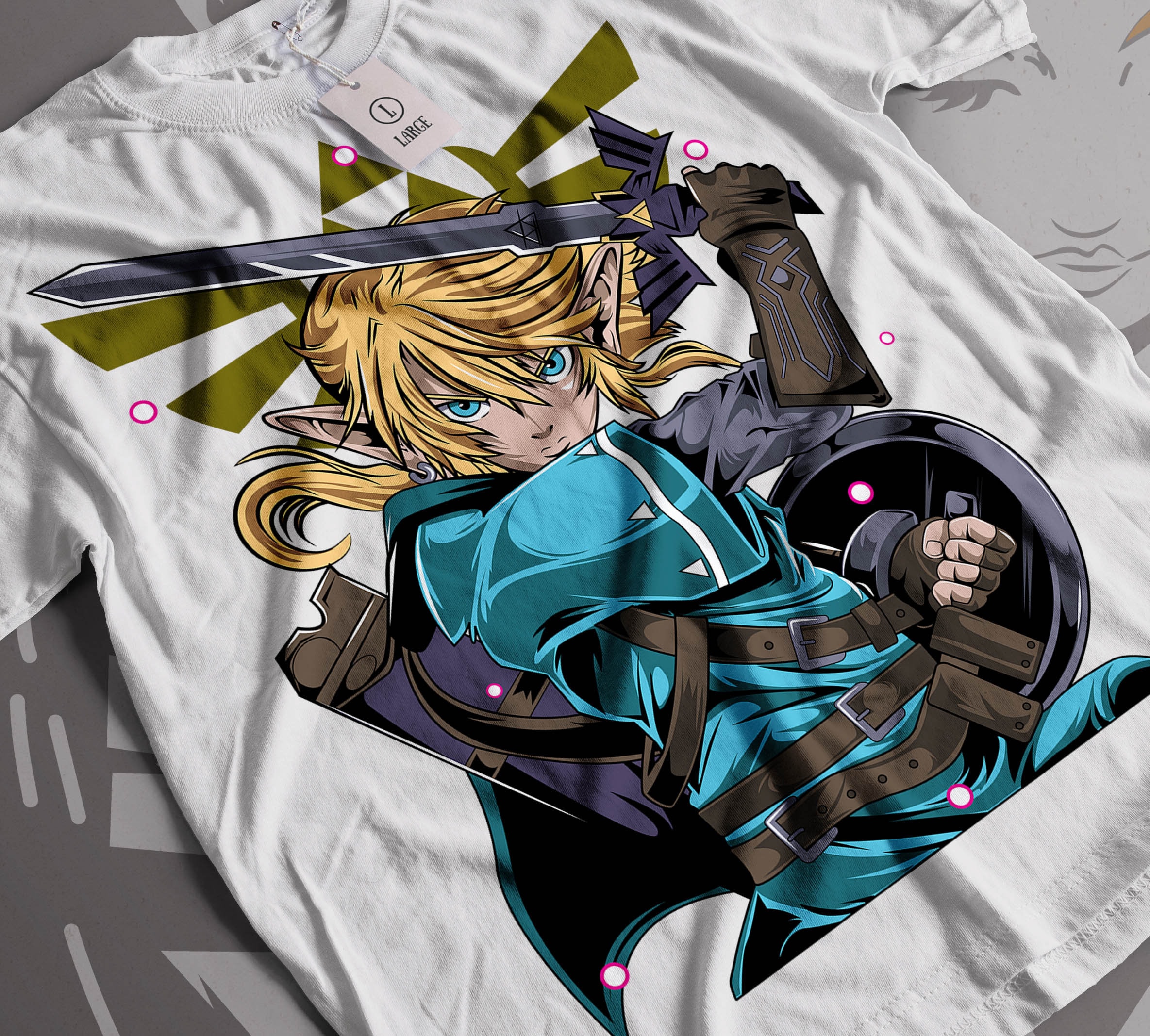 Legend of Zelda Link Shirt Zelda Shirt Zelda Gift Triforce Tshirt ...