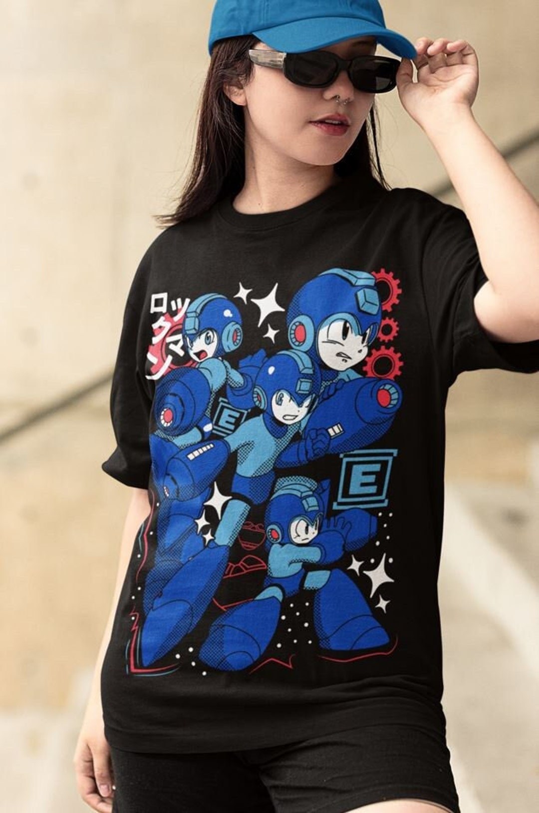 Mega Man Blue Bomber Gaming Shirt - Etsy