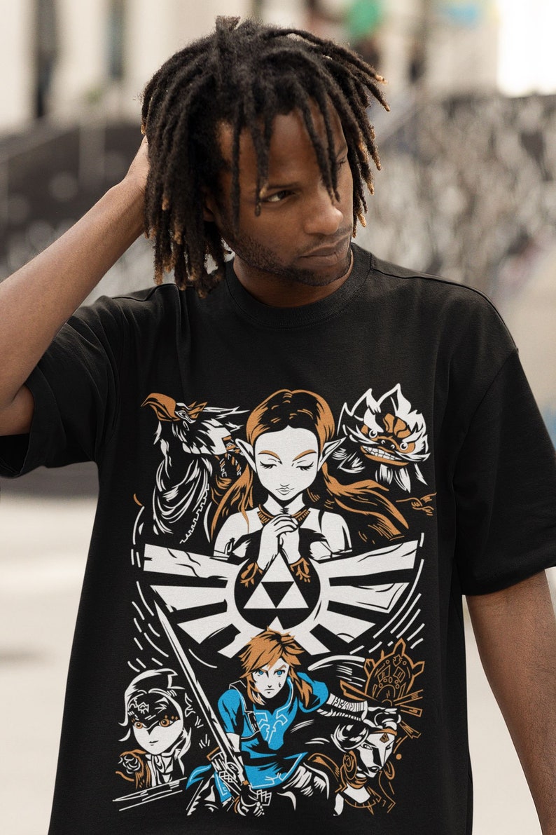 Legend of Zelda Shirt Zelda Shirt Zelda Gift Triforce Tshirt Hylian ...
