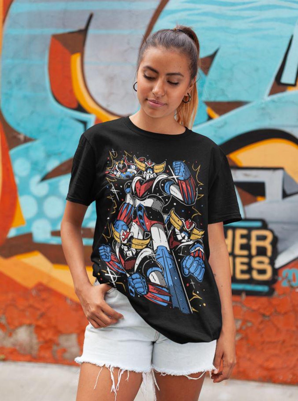 Grendizer T-shirt | Classic Anime Unisex Tshirt, Anime Fanart, Ufo ...