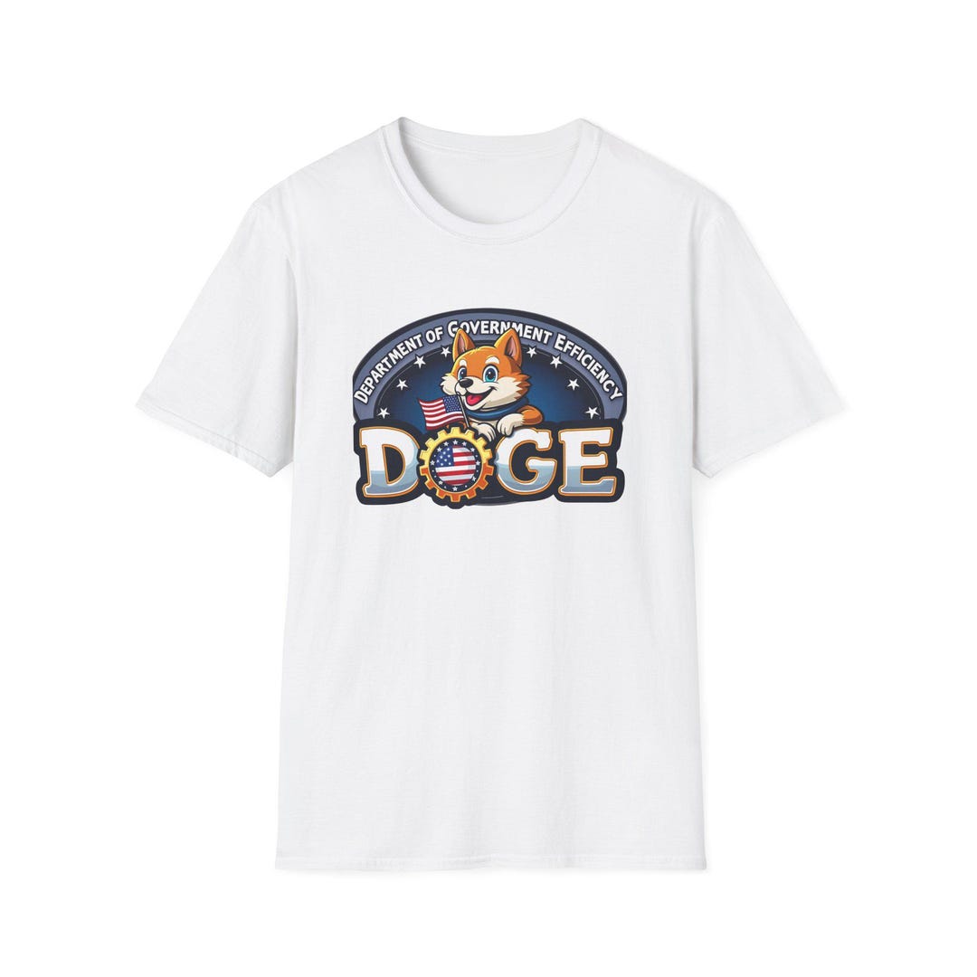 Doge Government Tee Shirt, Elon Musk DOGE, Softstyle T-shirt ...