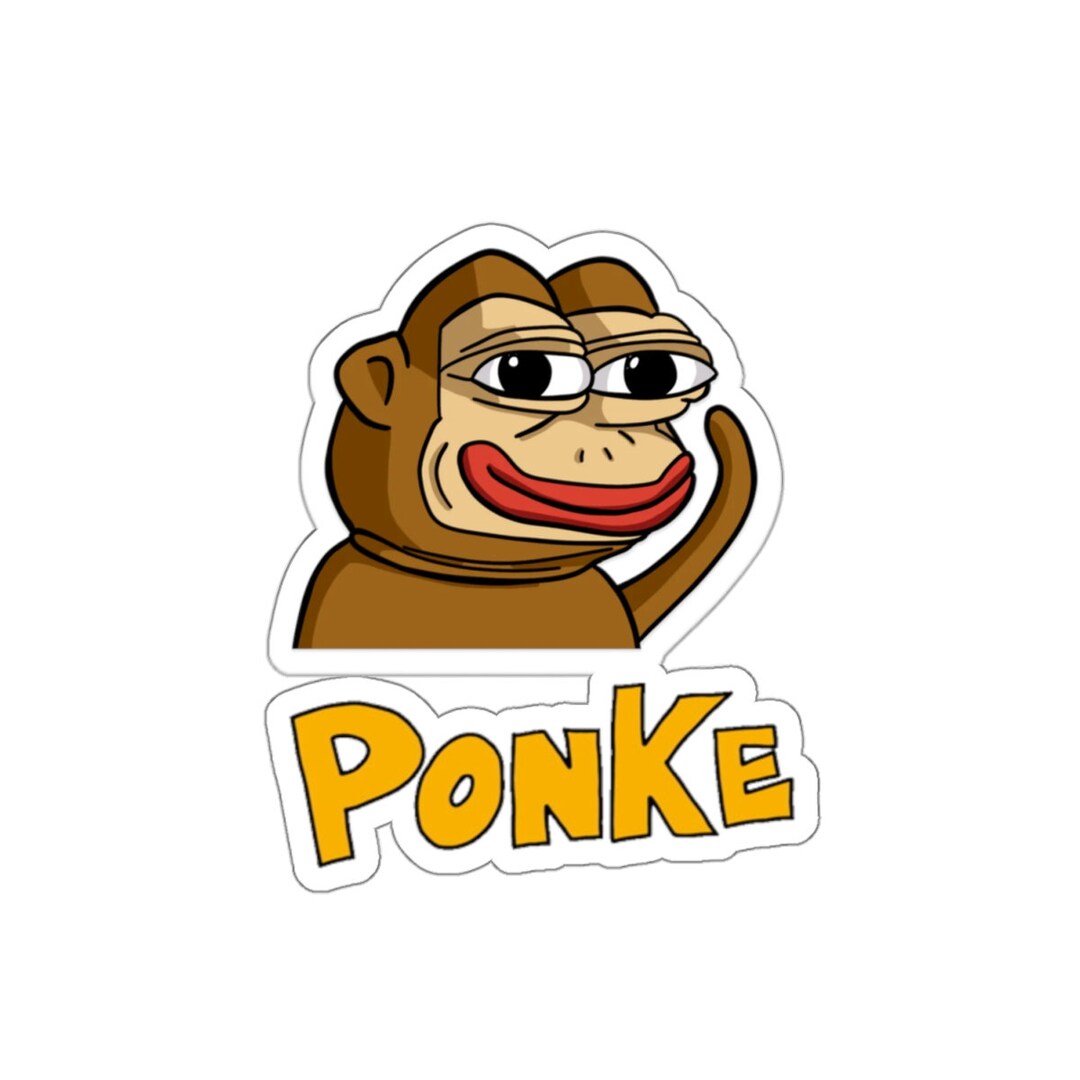 PONKE Stickers - PONKE Coin Stickers - PONKE Crypto - Ponke Memecoin ...