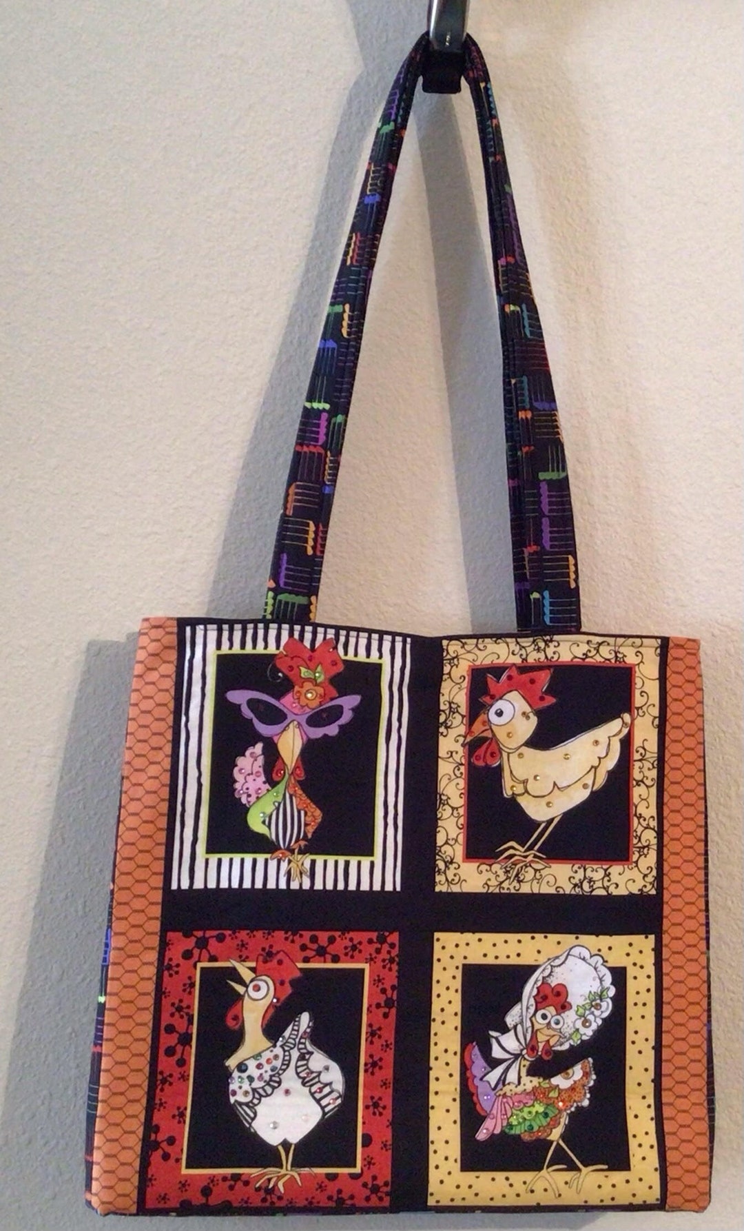 Bling Bags - Chickens, Bling Ladies, Fish, Tote Bags, Craft Bags, Fun ...