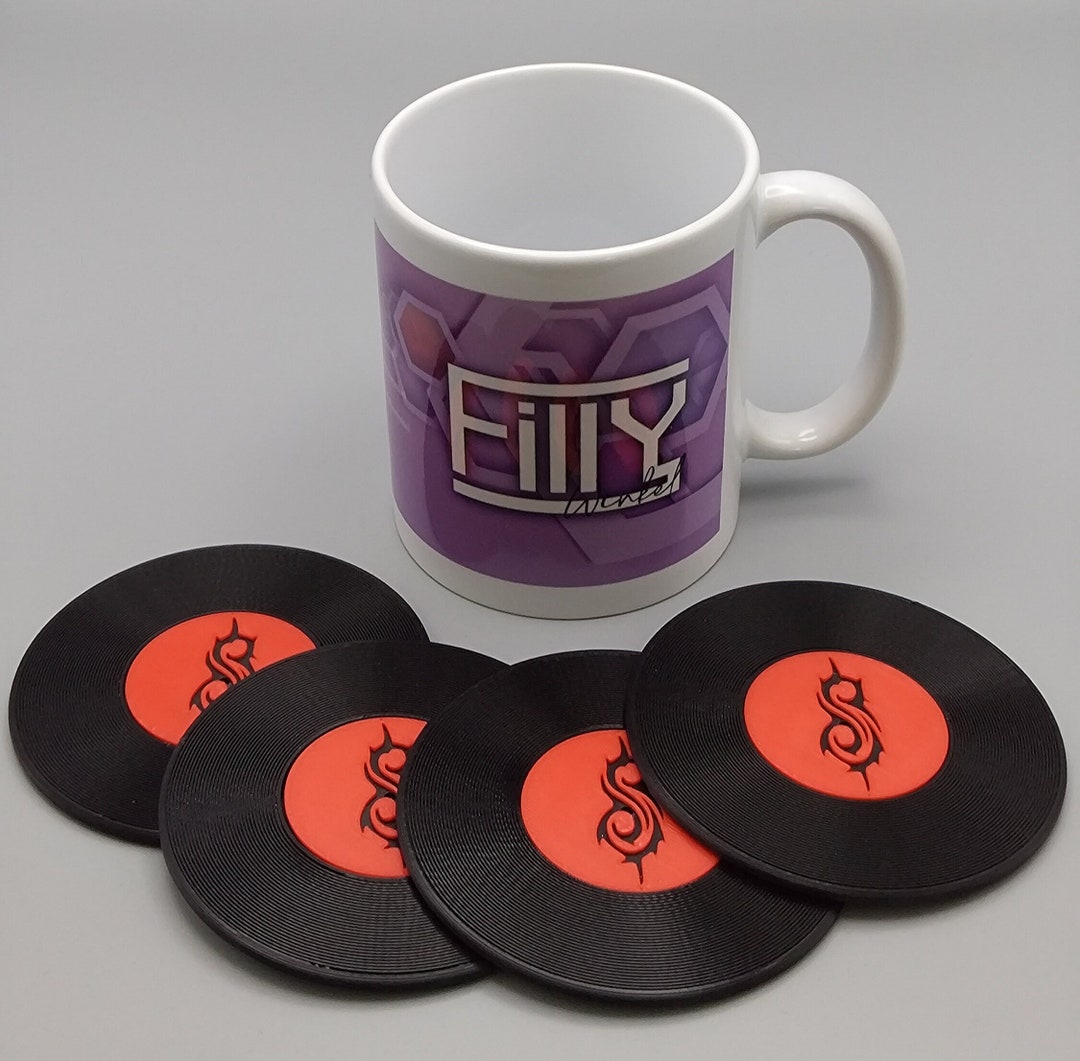 Record Coaster Inspired by Slipknot - Etsy