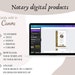 Neutral Notary ID Badge Template | Editable Digital Download for ...