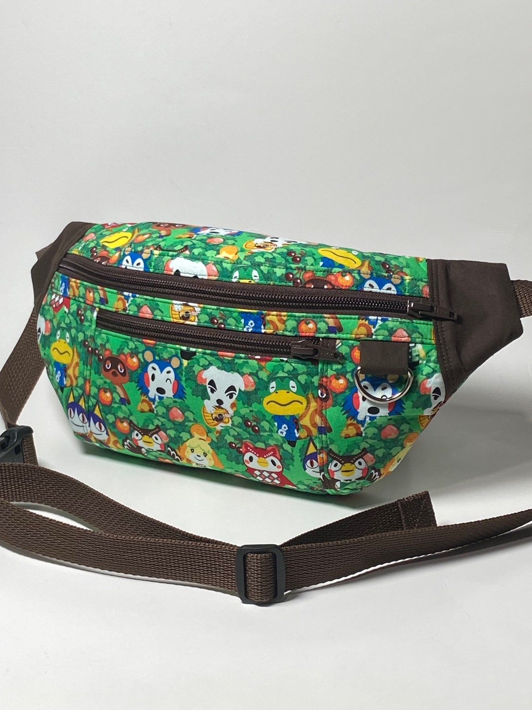 Video Game Themed Fanny Pack / Waist Bag With Three Zippered Pockets ...