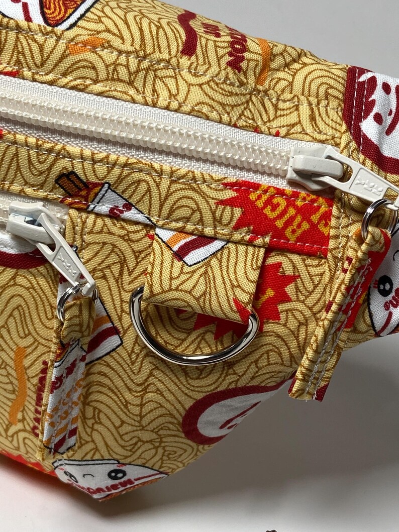 Noodles Fanny Pack – Handmade Three-pocket Belt Bag - Etsy