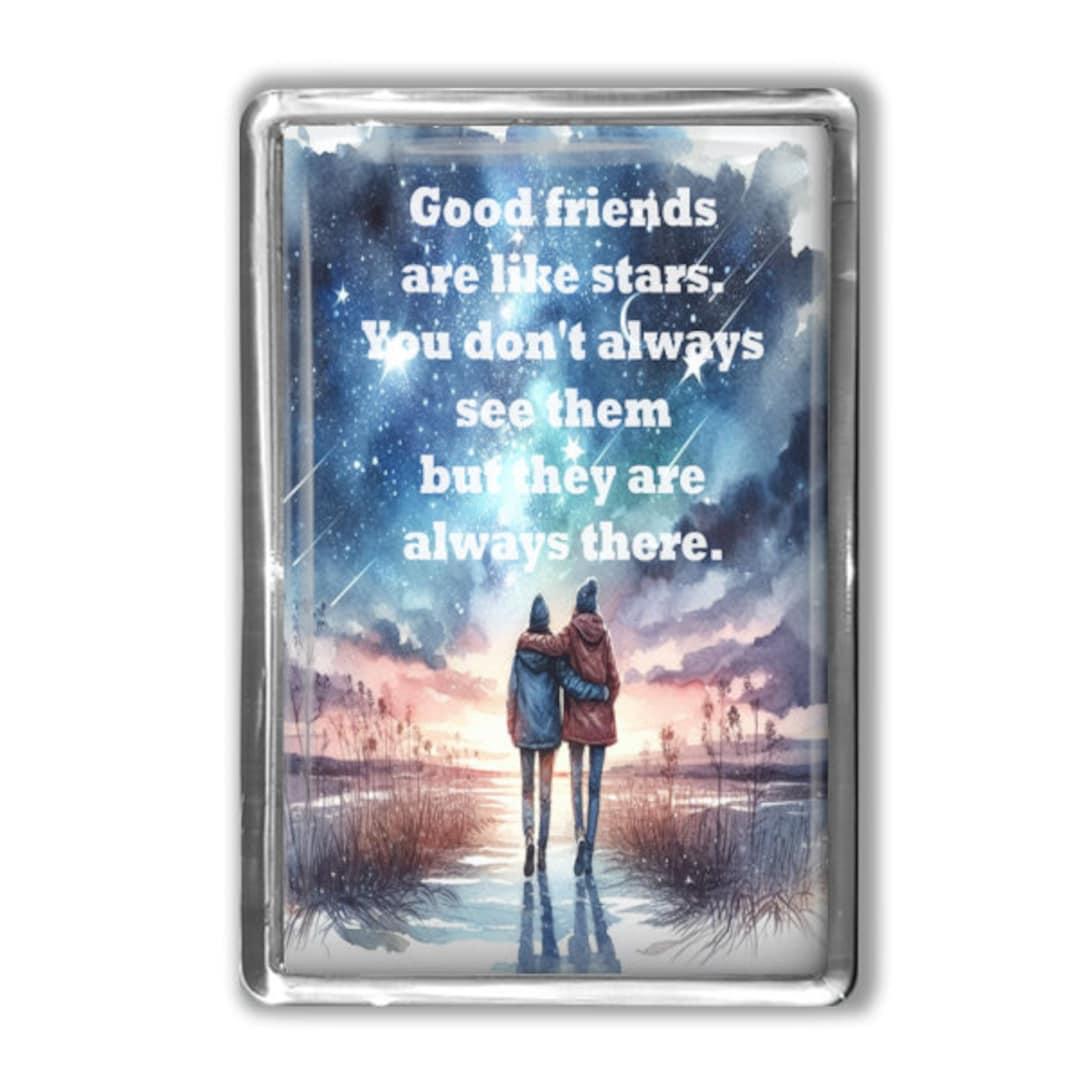 Friendship Magnet Gift | Friendship Quote Gift | Thank You Gift ...