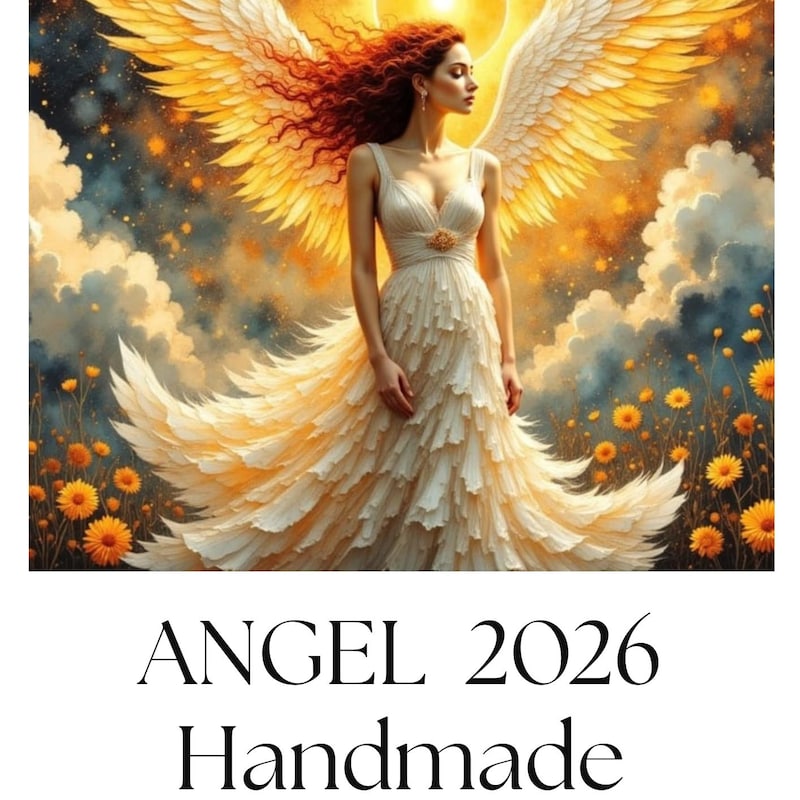 Angel 2026 Wall Calendar - Etsy UK