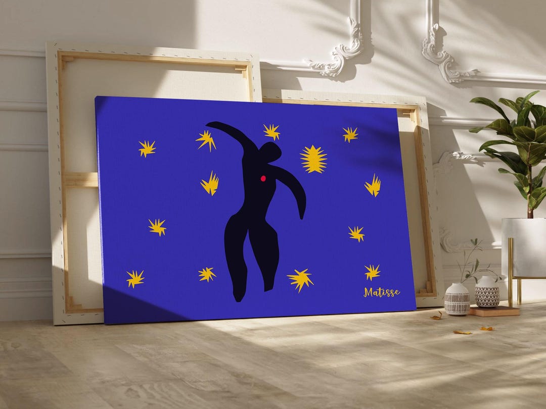 Henri Matisse Icarus Canvas Print Celestial Star Wall Art - Etsy