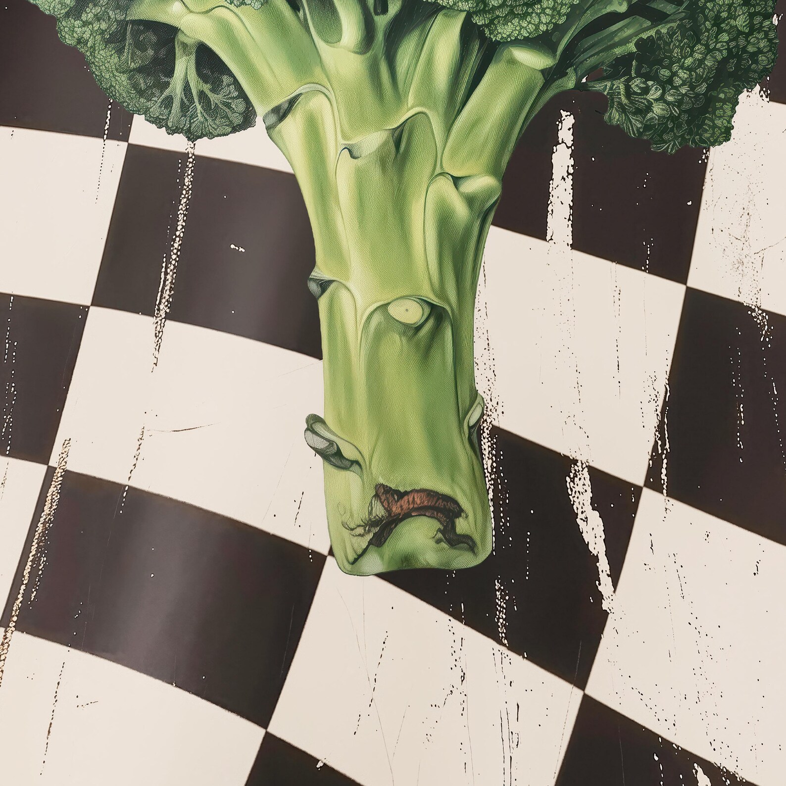 Retro Broccoli Art Print: Vintage Kitchen Food Poster - Etsy