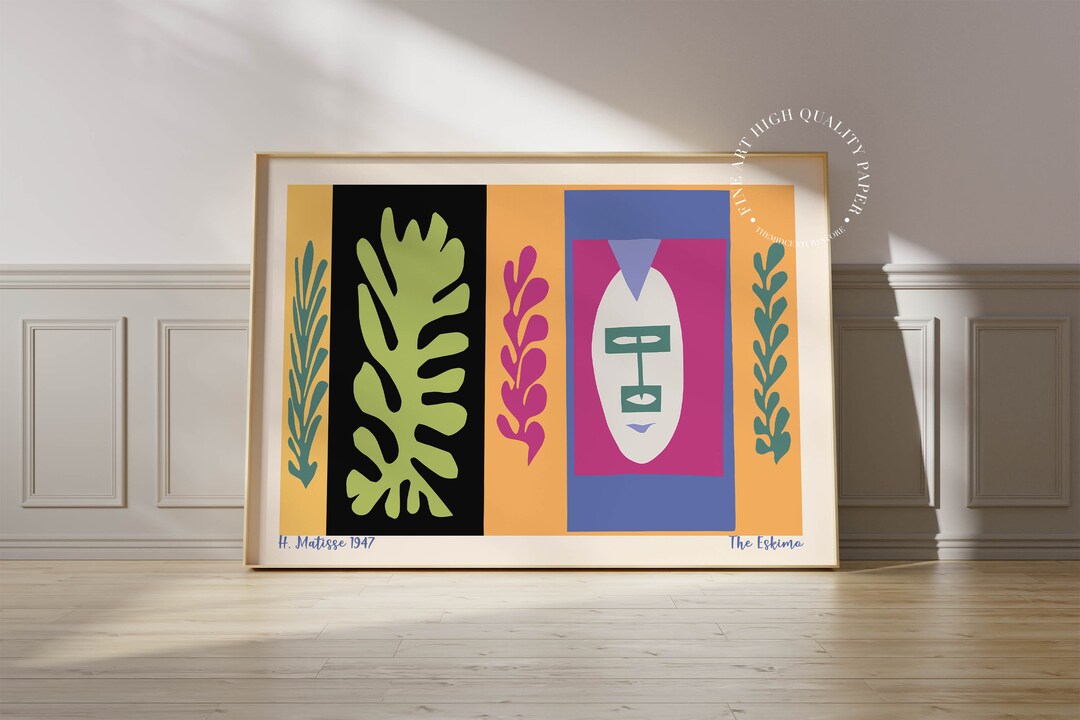Henri Matisse Print the Eskimo 1947 Mid Century Modern Wall Art ...