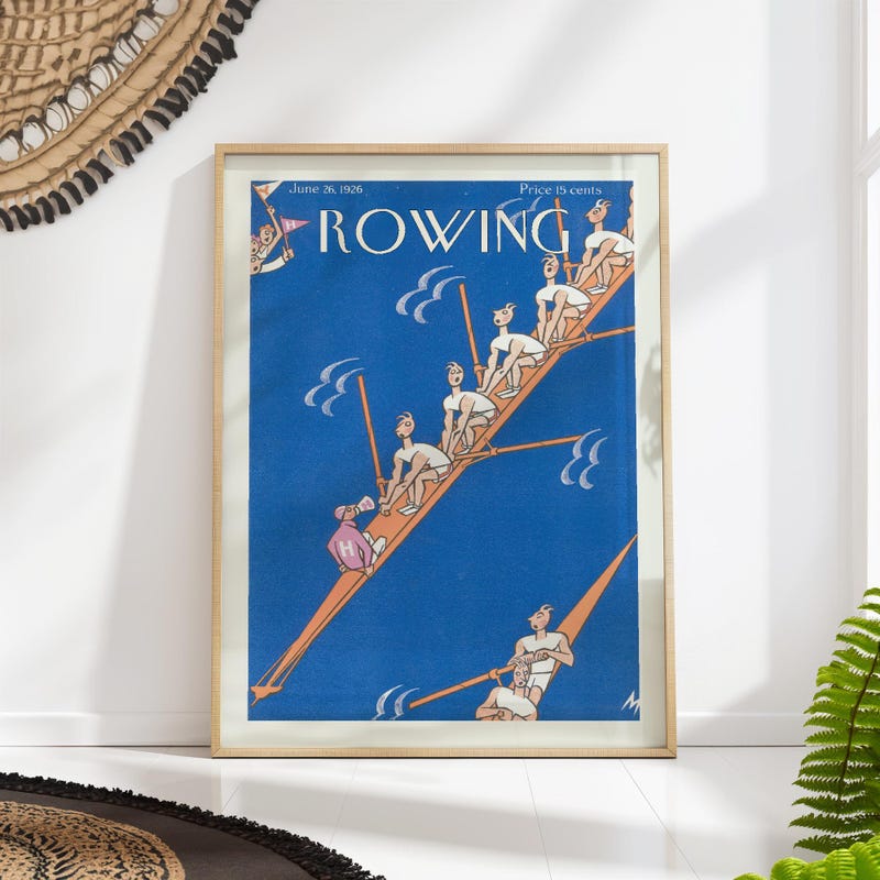 Rowing Wall Art - Etsy