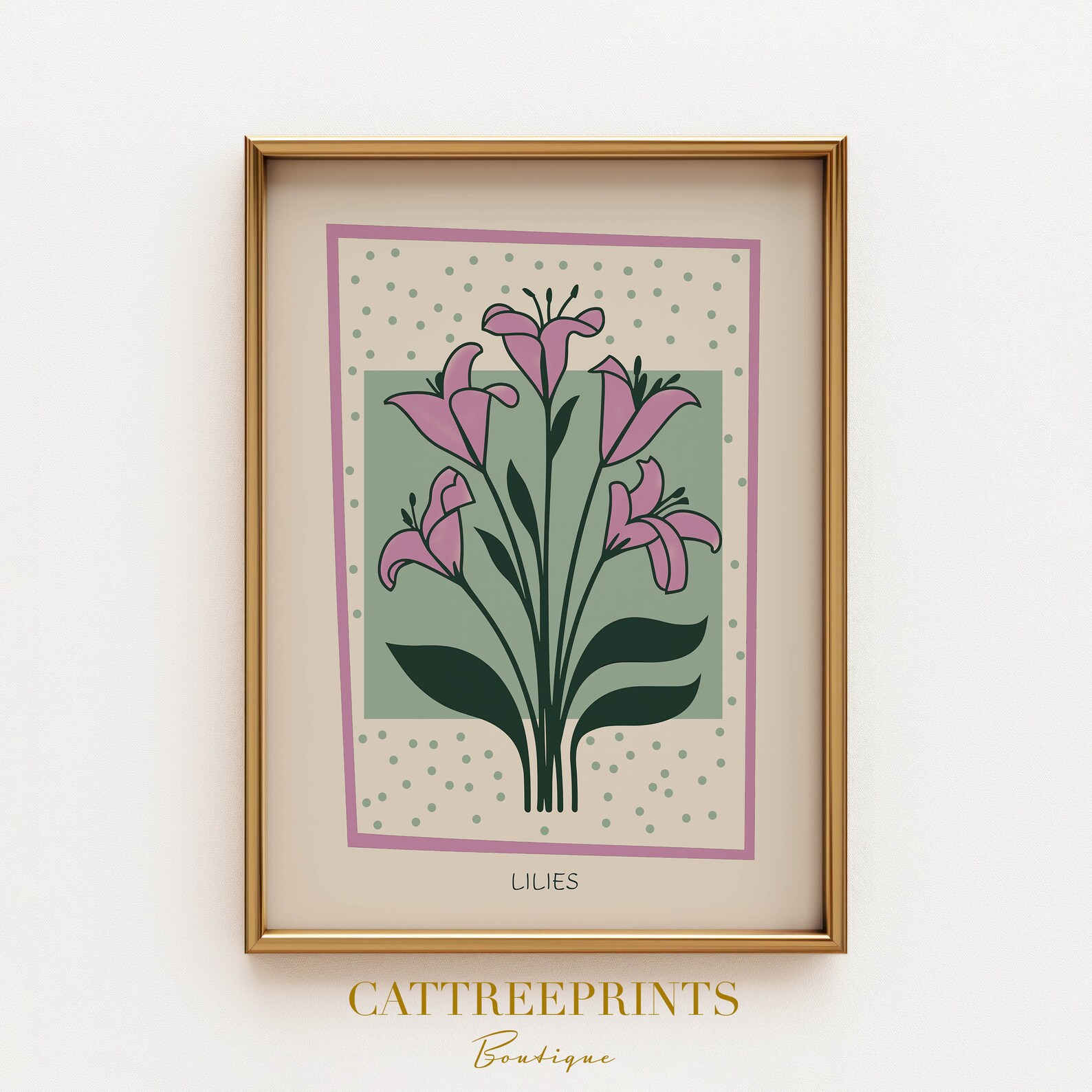 Elegant Lily Flower Print, Botanical Home Decor Art, Perfect Gift for ...