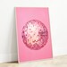 Disco Balls Disco Print Pink Disco Ball Art Disco Wall Paper Disco ...