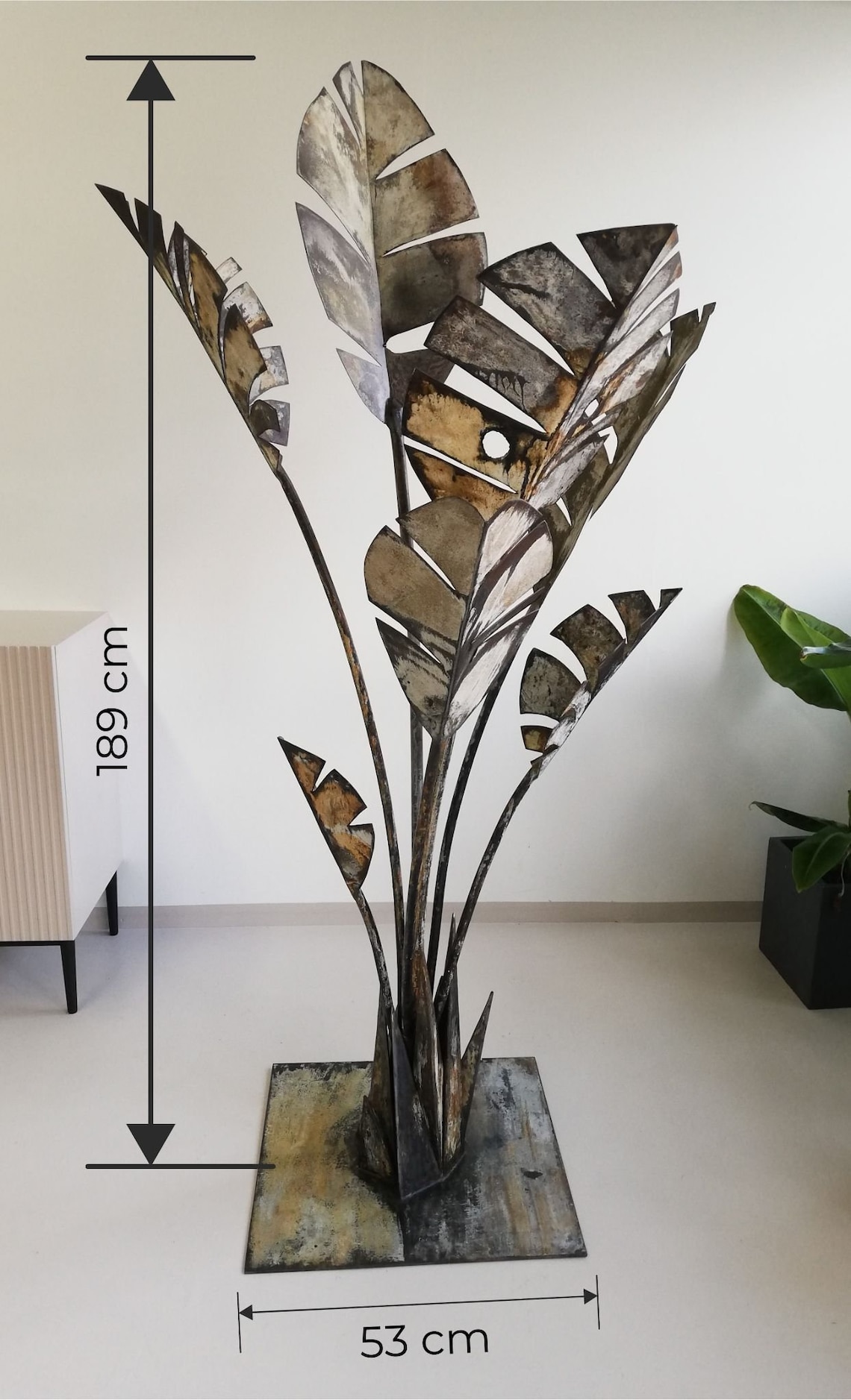 MONSTERA - Steel Figure - Etsy