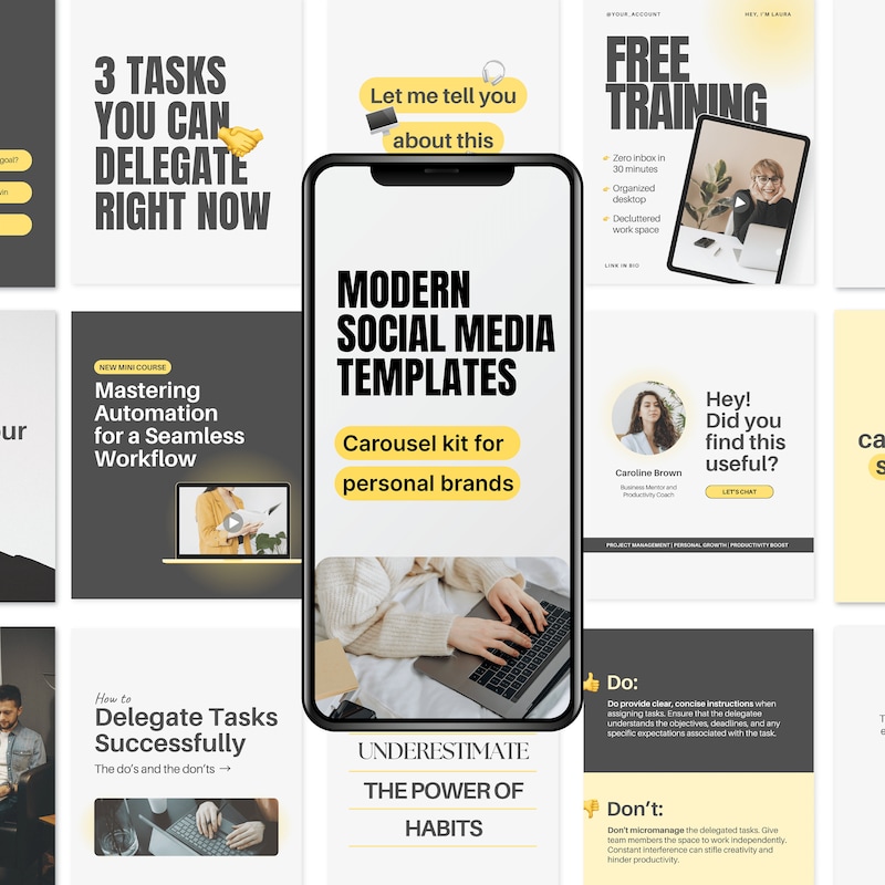 Social Media Templates - Etsy