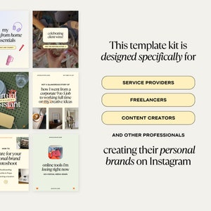 Pastel Social Media Carousel Template: Canva Personal Brand Posts ...