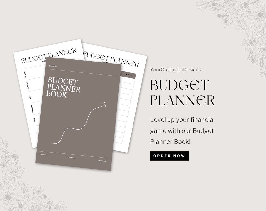 2024 Budget Planner Book Digital Budget Planner Financial - Etsy